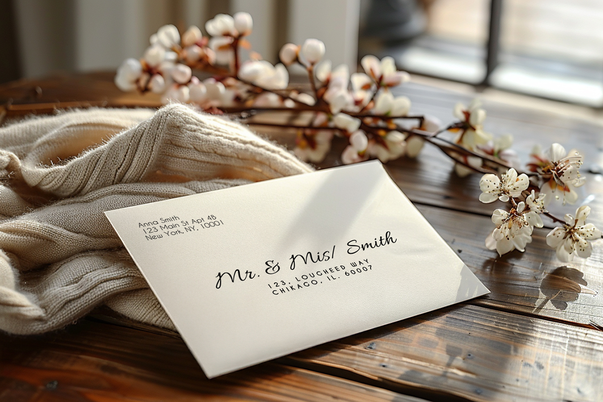 Custom Wedding Envelopes | Personalized Templates & Printing